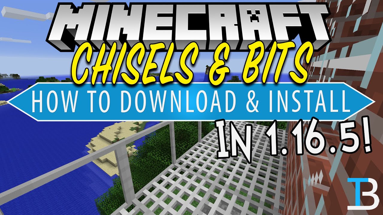 How To Download Install Chisels Bits In Minecraft 1 16 5 Youtube