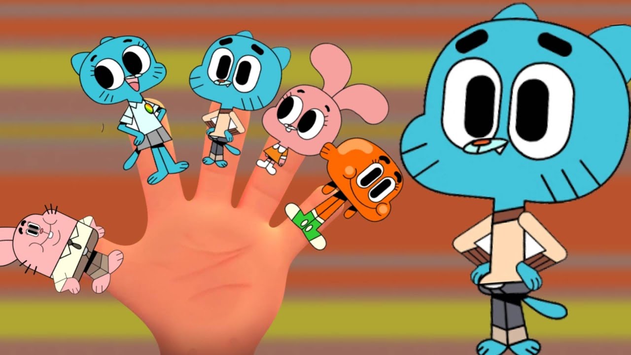 Gumball Finger Family Compilation 2017 Gumball Finger Family Youtube