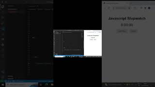 How To Create A Stopwatch Using Javascript Make Stopwatch With Html Css