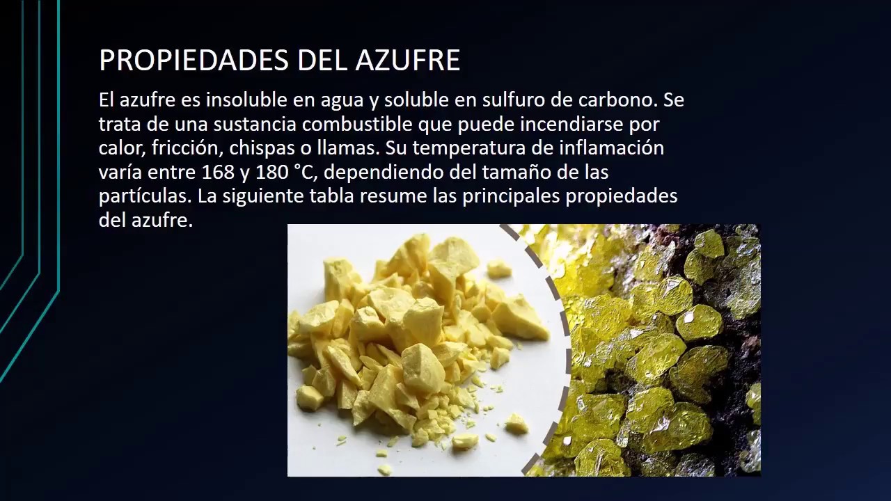 Proceso De Obtención Del Azufre Youtube