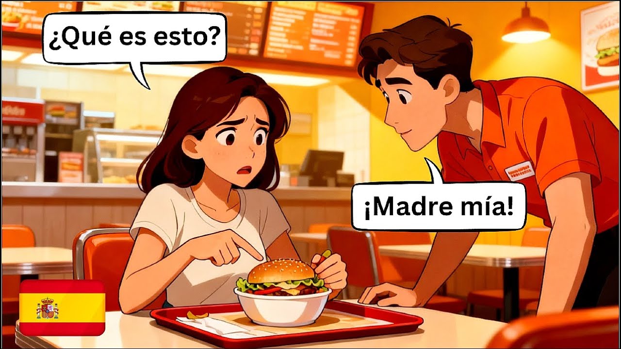 10 Simple Spanish Conversations At The Fast Food A1 A2 Real Life