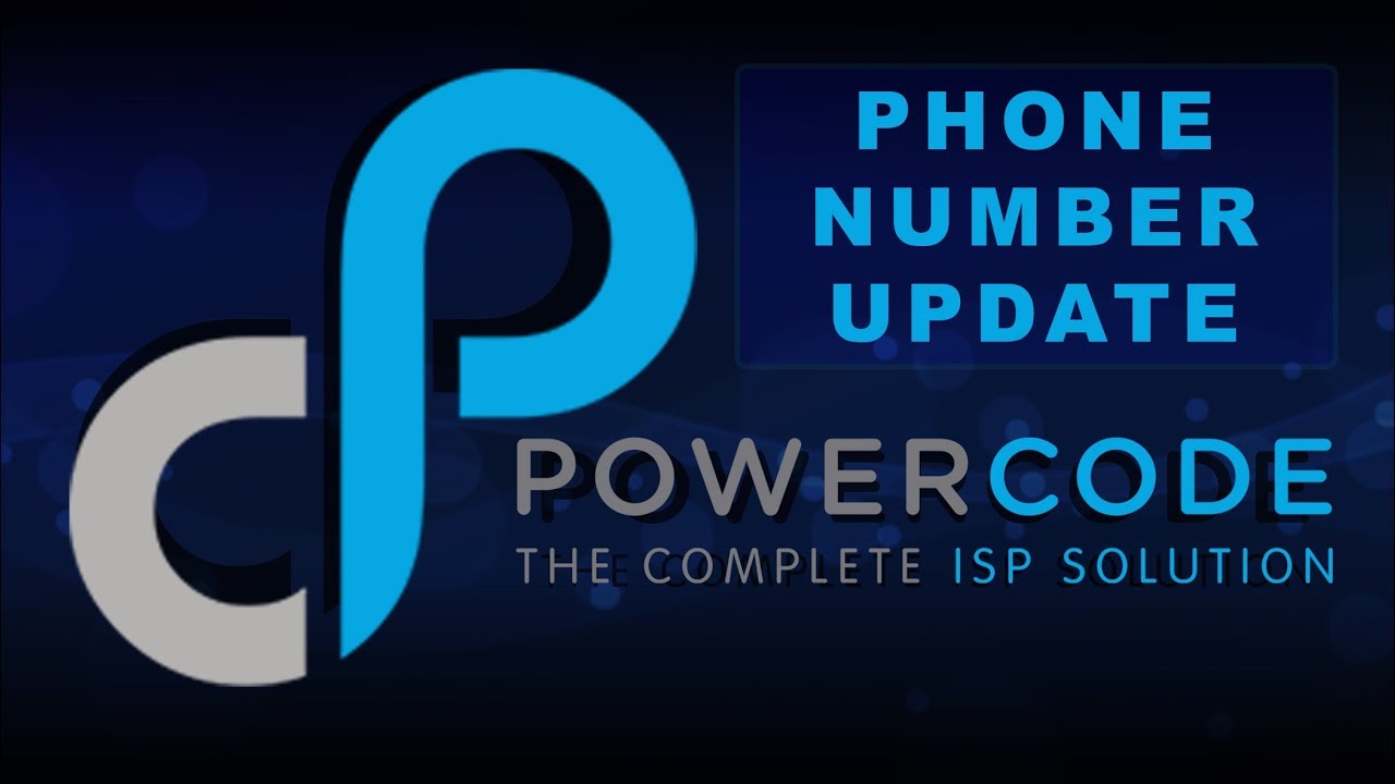 Powercode Phone Number Update Youtube