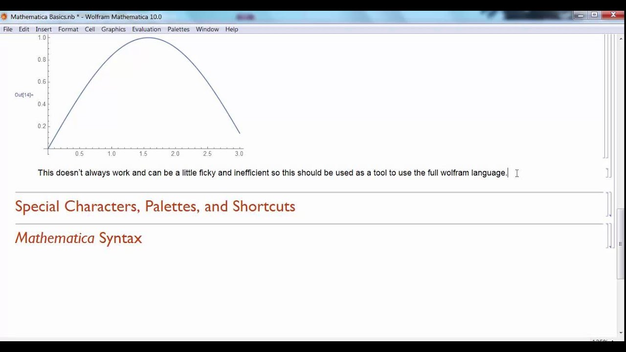 Mathematica Basics Youtube