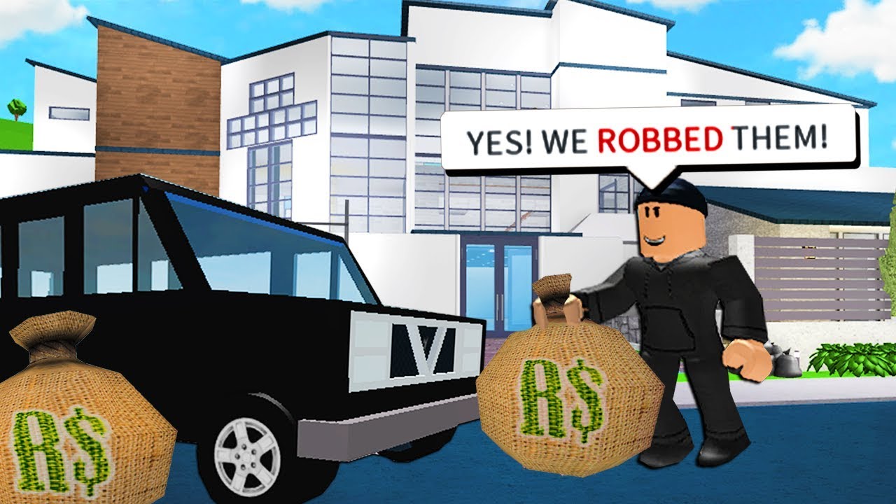 The Stalker Robbed Us Roblox Bloxburg Roleplay Youtube