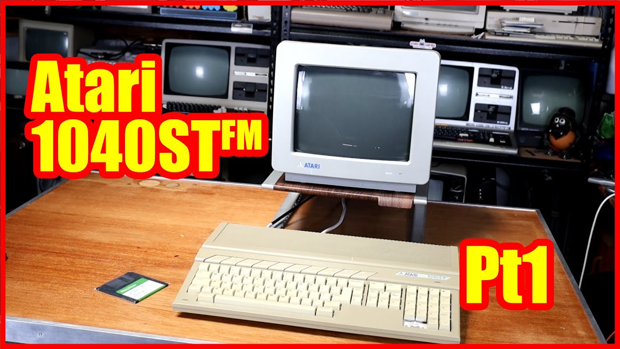 Atari 1040stfm Pt1 First Look And Clean Youtube