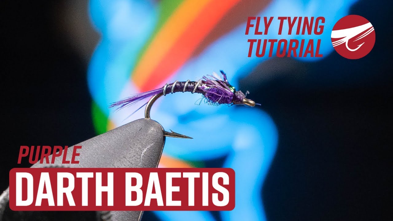 Purple Darth Baetis Fly Tying Tutorial Youtube