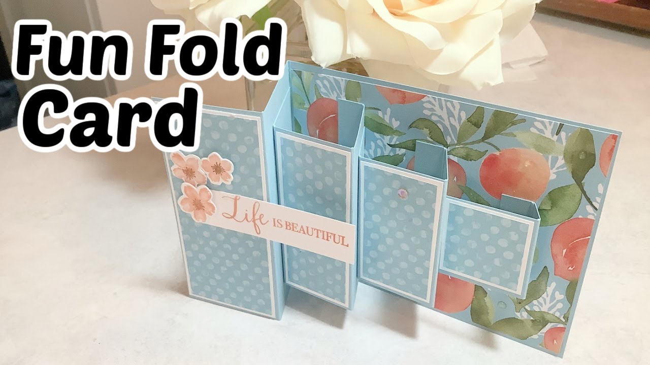 Fun Z Fold Block Pop Up Card Tutorial Youtube