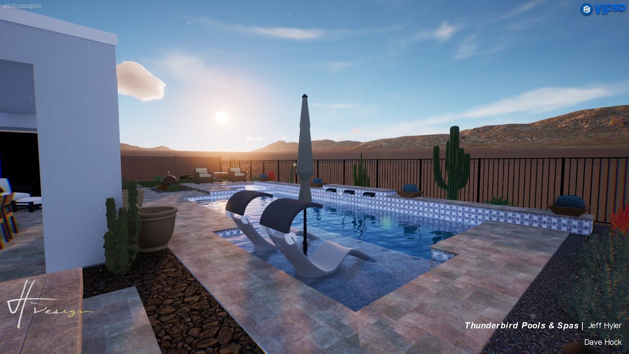 Hock Design Concept Thunderbird Pools Spas Youtube