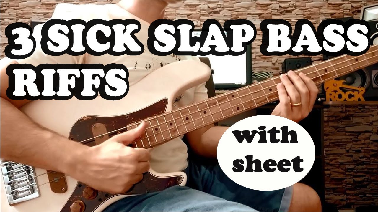 Slap Bass Lesson Learn 3 Amazing Slap Bass Riffs Youtube Music