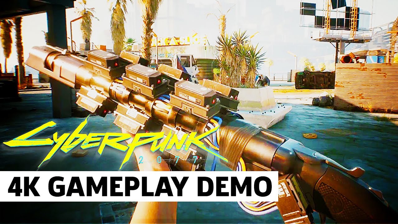 Cyberpunk 2077 Official Gun Combat Gameplay Trailer Youtube