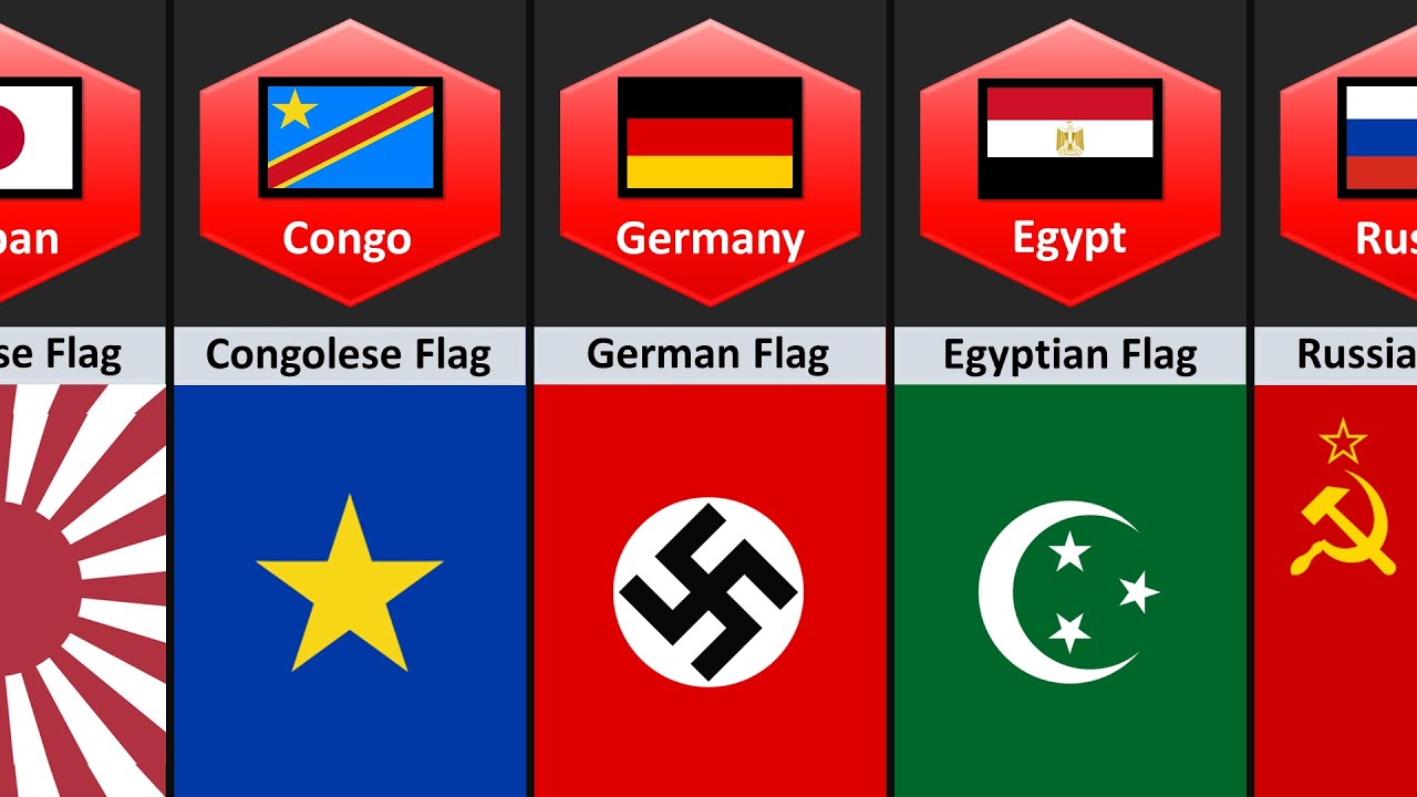The Flags Of The Countries
