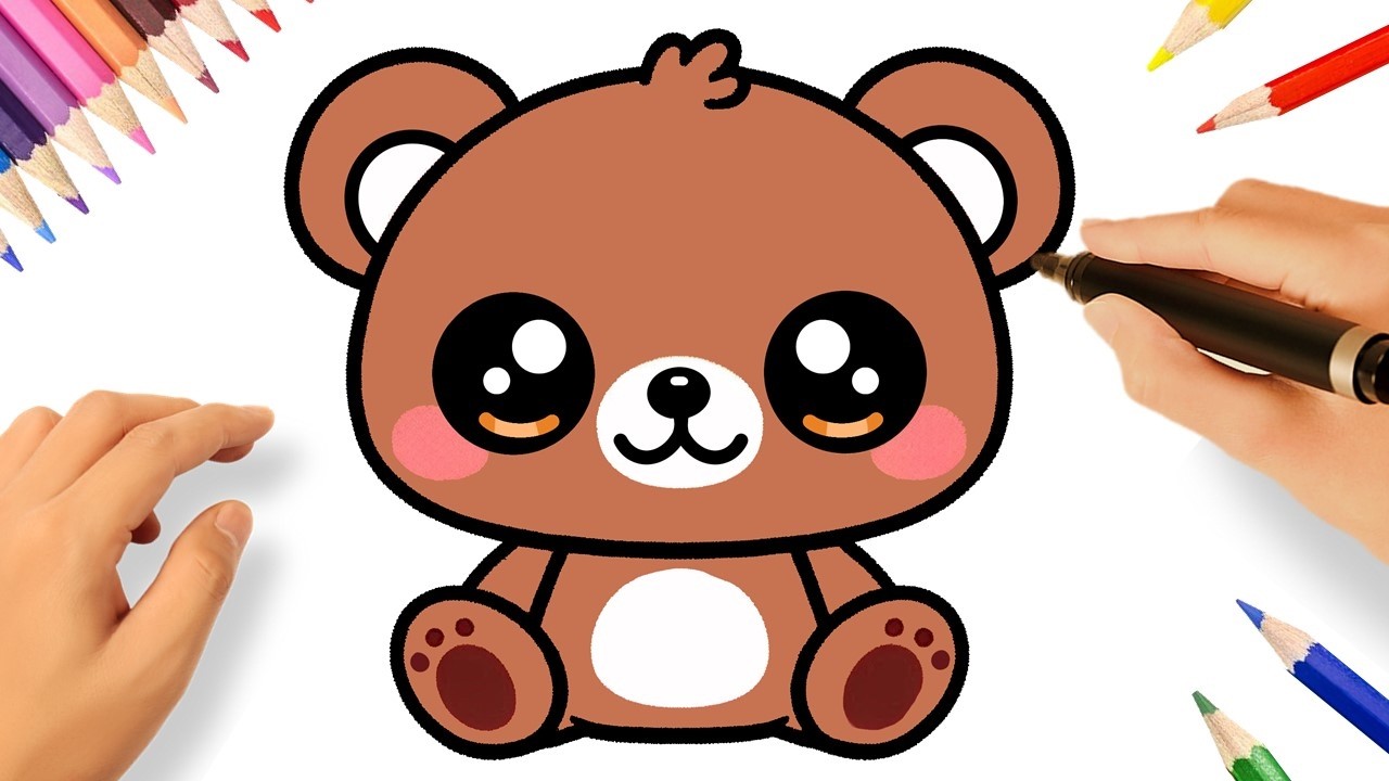 Comment Dessiner Un Ours Kawaii Mignon Facileрџ ё Youtube