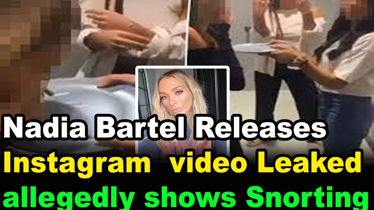 Leaked Vidieo Nadia Bartel Releases Instagram Statement After Video