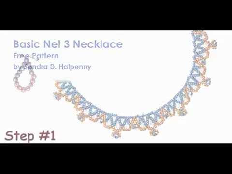 Bead Patterns and Ideas : Basic Net 3 Necklace