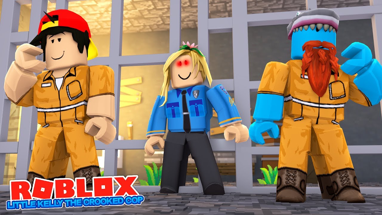 Little Kelly Is A Crooked Cop W Ropo Sharky Gaming Roblox Youtube