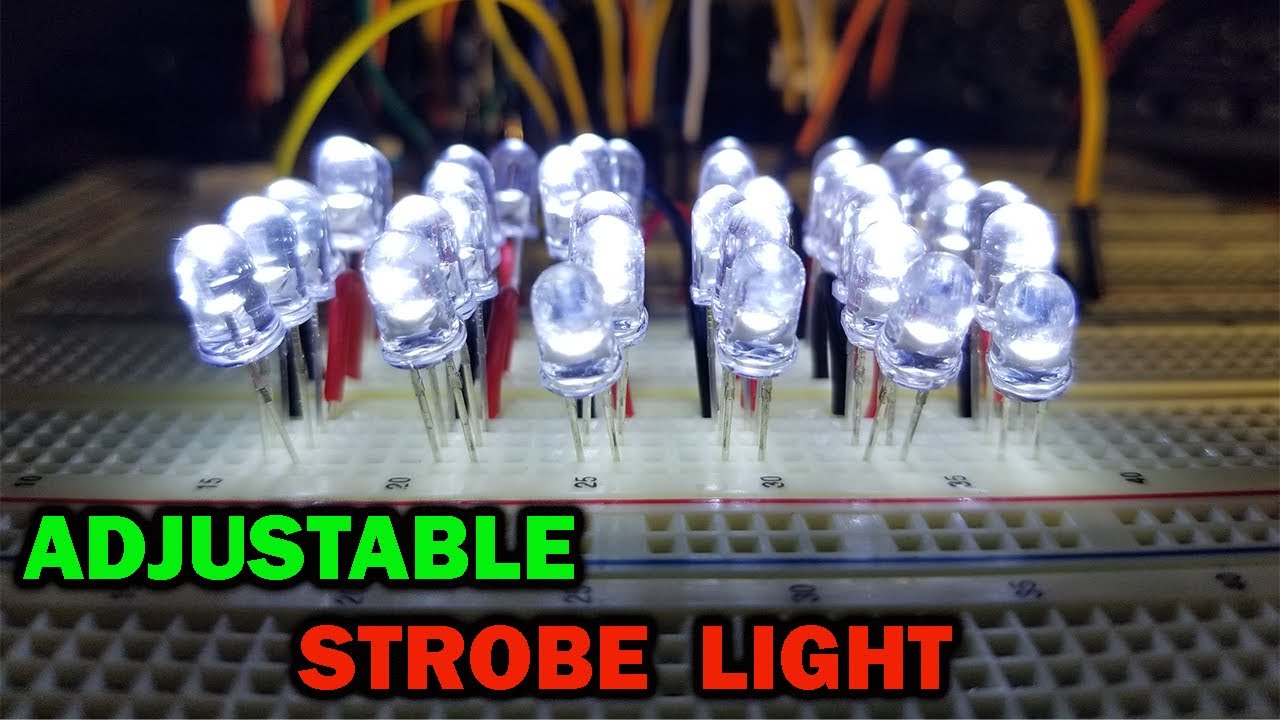 Simple Strobe Light Circuit Strobled A Quartz Controlled Led