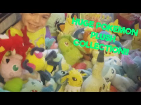 Huge Pokemon Plush Collection Youtube