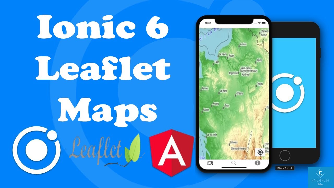 Leaflet Maps In Ionic 6 Angular Application Youtube