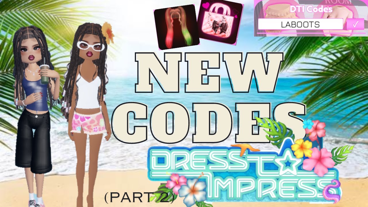 New Dress To Impress Codes Part 2 Summer рџњґ Youtube