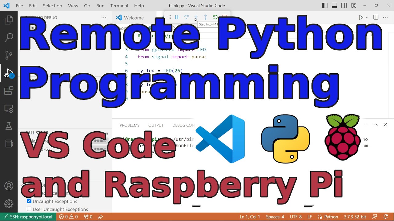 Remote Python Programming With Vs Code And Raspberry Pi Youtube
