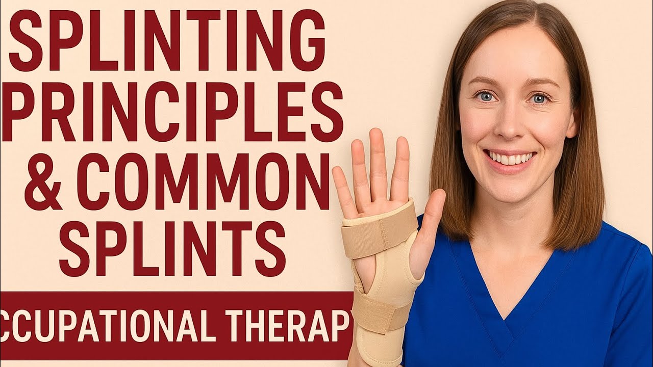 Splinting Principles Common Splints Occupational Therapy Essentials
