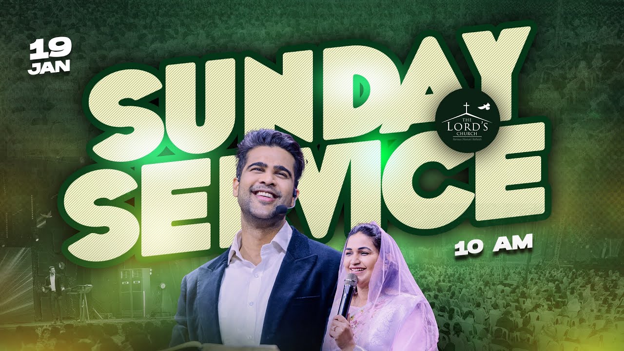 Sunday Second Service 19th Jan 2025 Raj Prakash Paul Jessy Paul