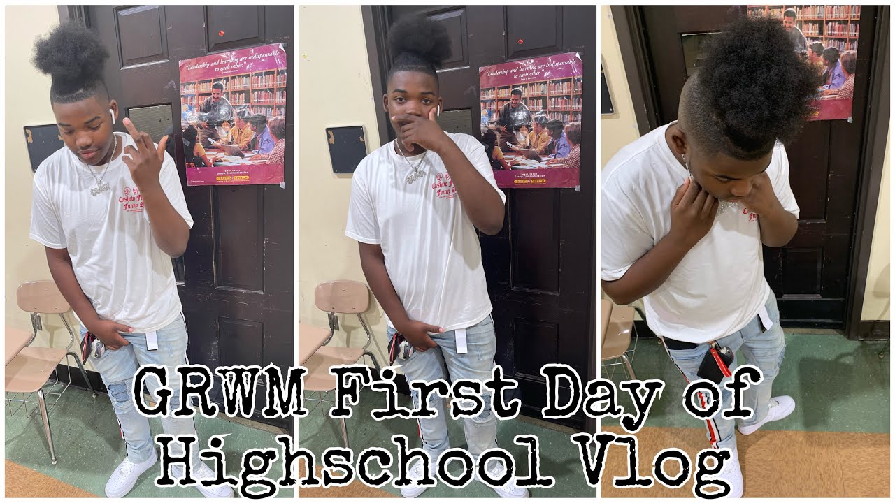 Grwm First Day Of Highschool Vlog Youtube