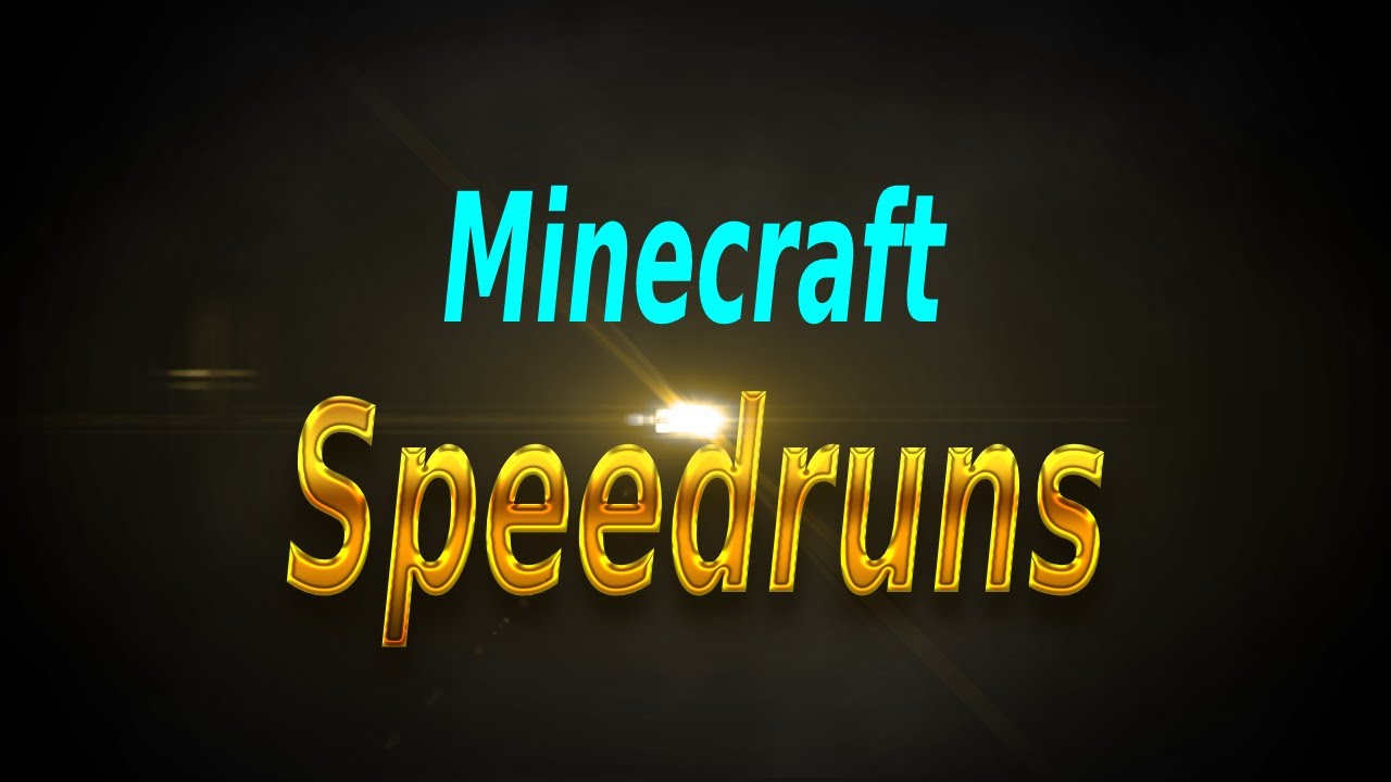 Minecraft Speedruns Youtube