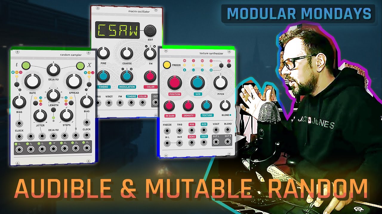 Exploring Audible Mutable Instruments Marbles In Vcv Rack Youtube