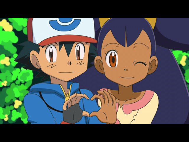 Pokémon Iris Y Ash Se Besan