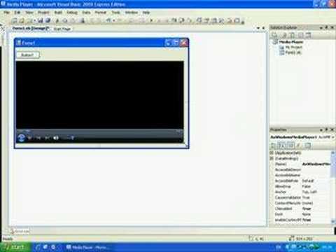 Visual Basic 2008 Media Player Youtube