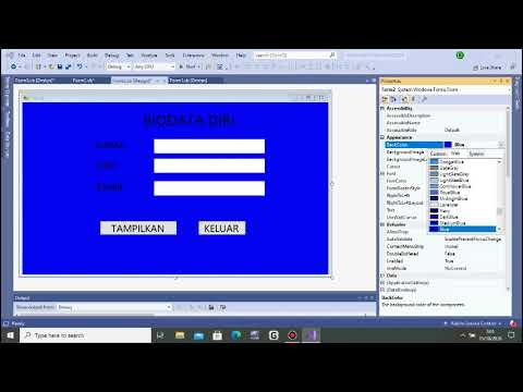 Tutorial Visual Basic Menggunakan Visual Studio 2019 Youtube