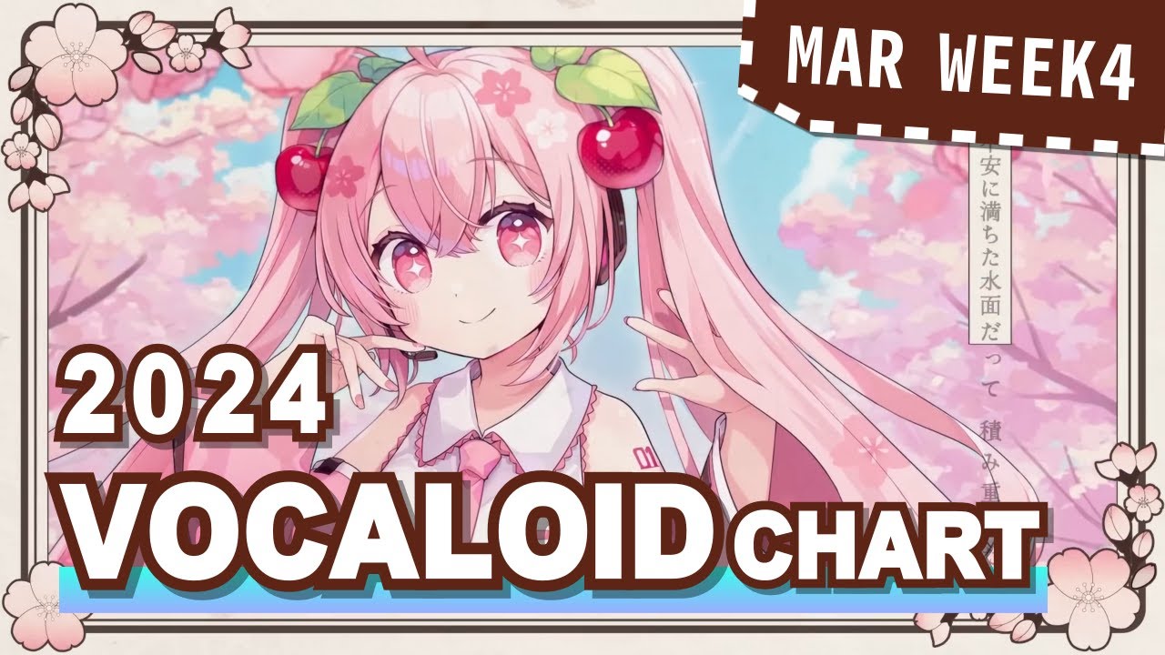 Vocaloid Songs Chart March 2024 Week 4 Youtube