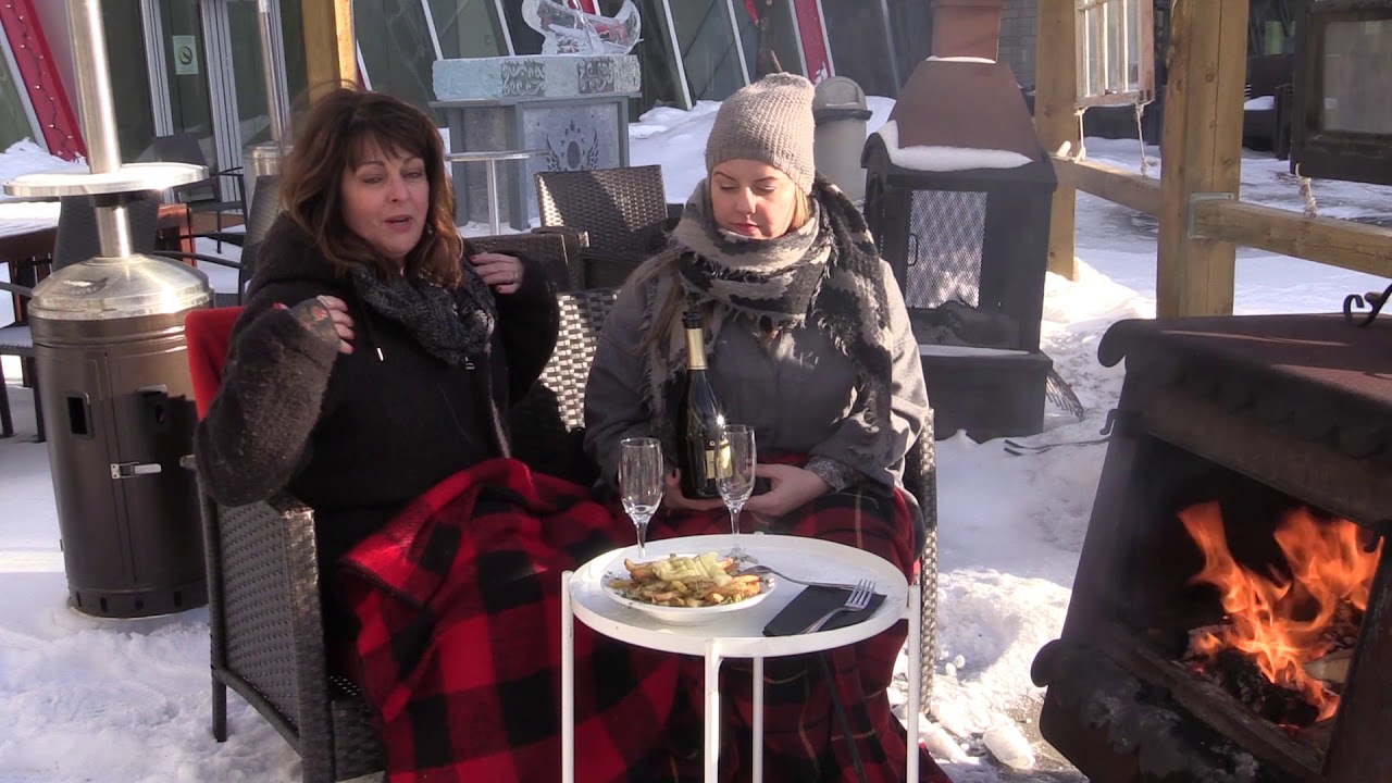 Wine On The Winter Patio Youtube