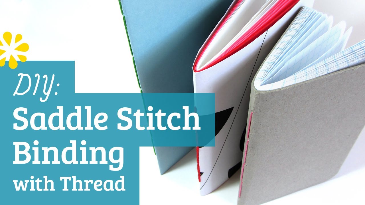 Diy Saddle Stitch Bookbinding Tutorial Sea Lemon Youtube