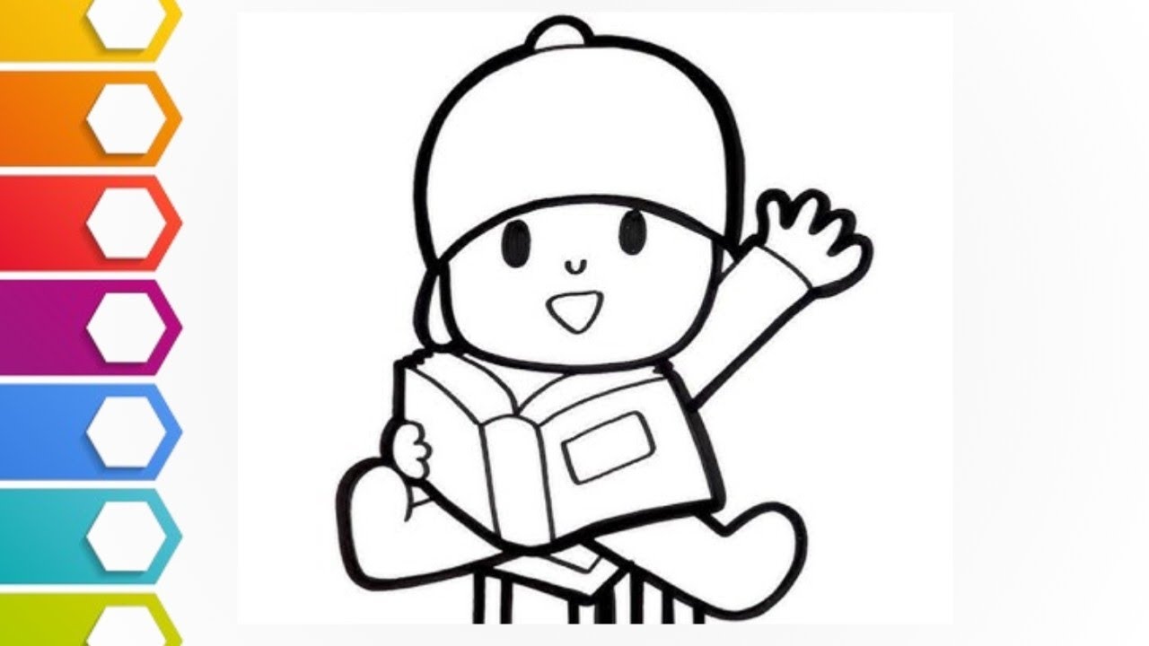 Cute Pocoyo Drawingрџґ For Kids L Easy Drawing For Kidsрџ L Pocoyo L