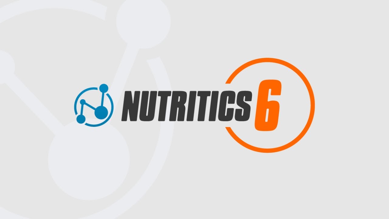 Nutritics Update V6 Youtube