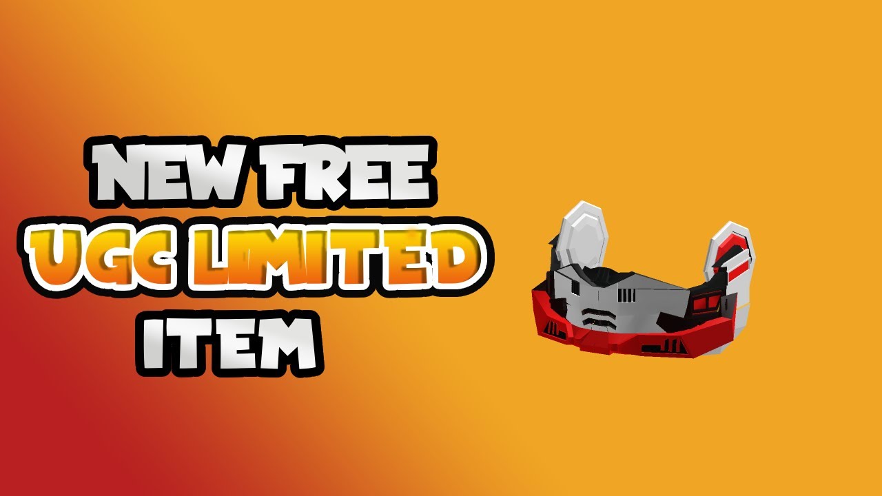 New Free Ugc Limited Item Youtube