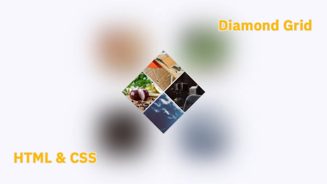 Diamond Grid With Html And Css Pure Css3 Diamond Layout Design