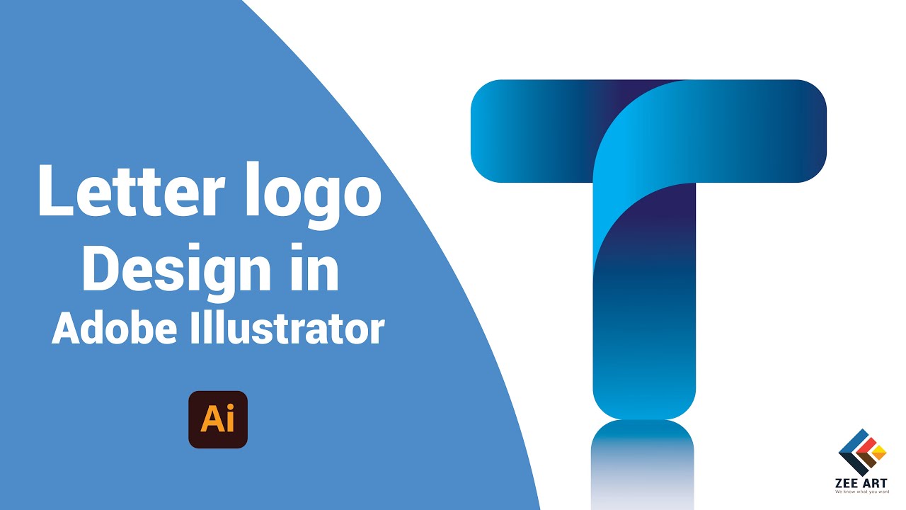 Learn How To Draw A Letter Logo In Adobe Illustrator