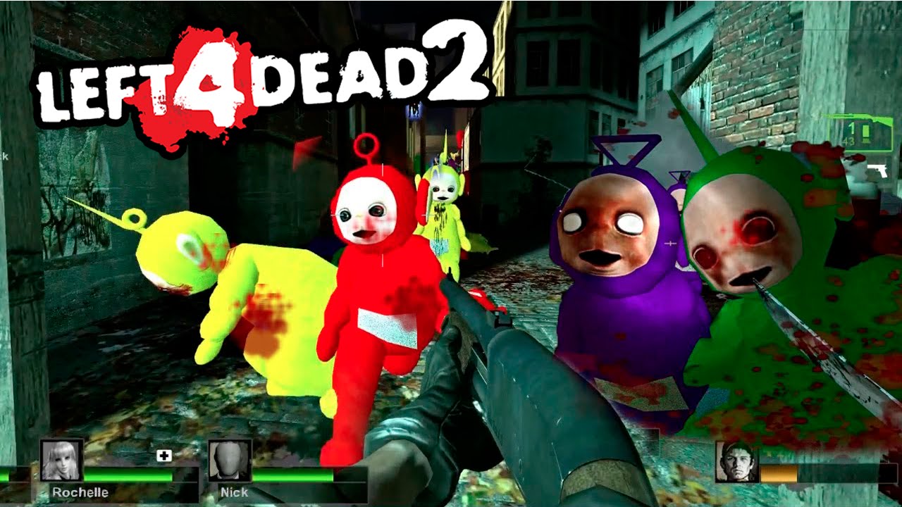 Apocalipsis De Teletubbies Left 4 Dead 2 Con Mods Youtube