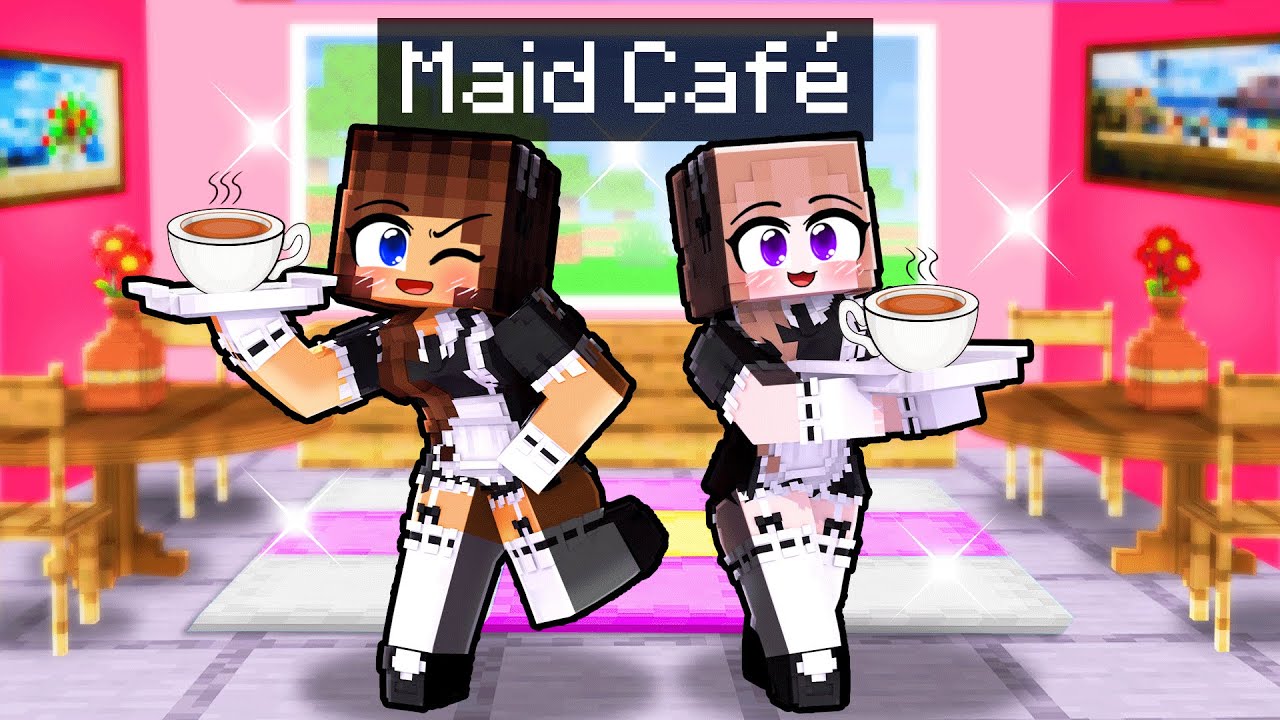 Miika Abriu Um Maid Café No Minecraft Miika Youtube