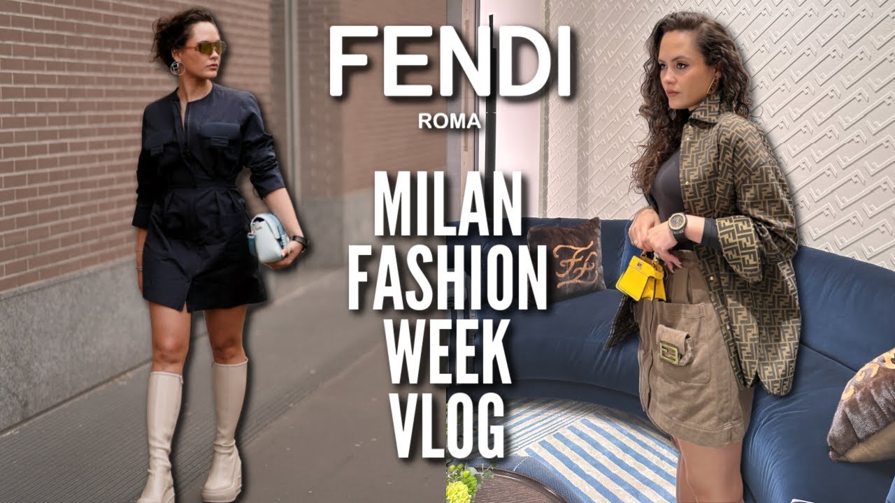 Going To The Fendi Aw23 Show Milan Fashion Week Vlog Youtube