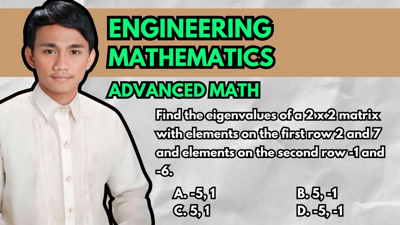 Engineering Mathematics Advanced Math Matrix Youtube