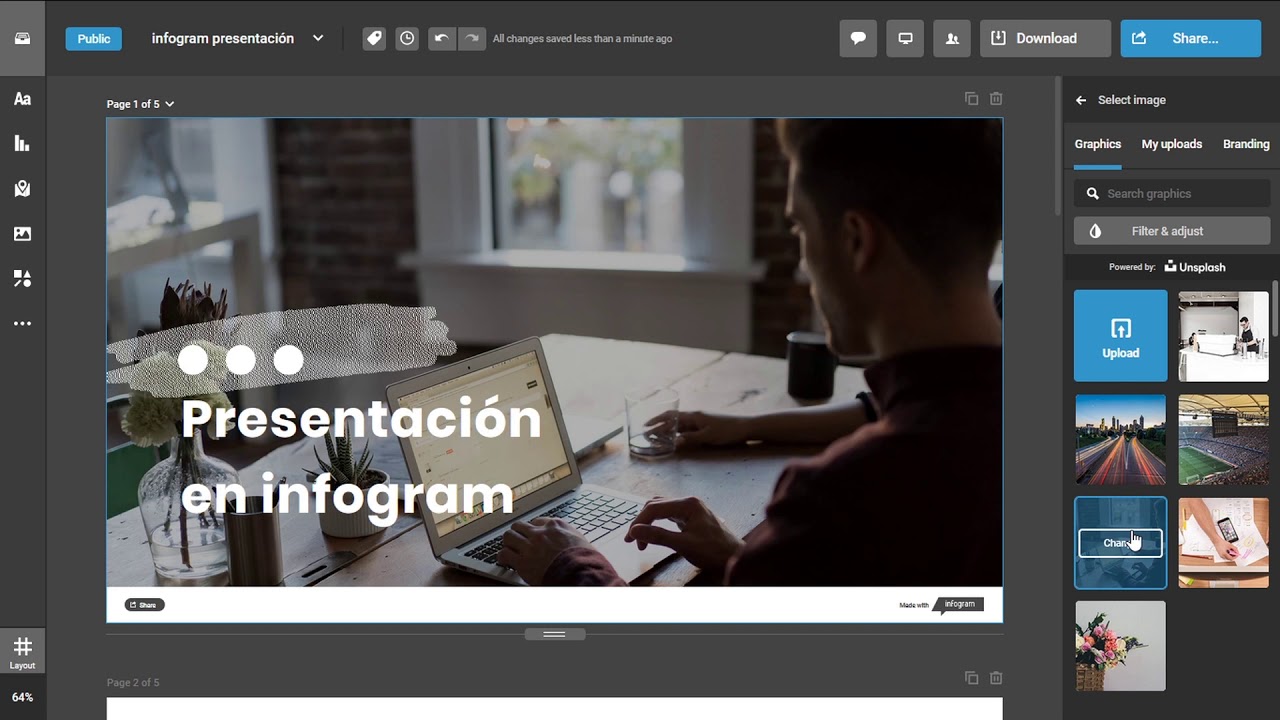 Tutorial Infogram Youtube