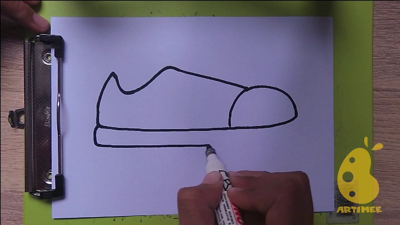 How To Draw A Shoes Youtube