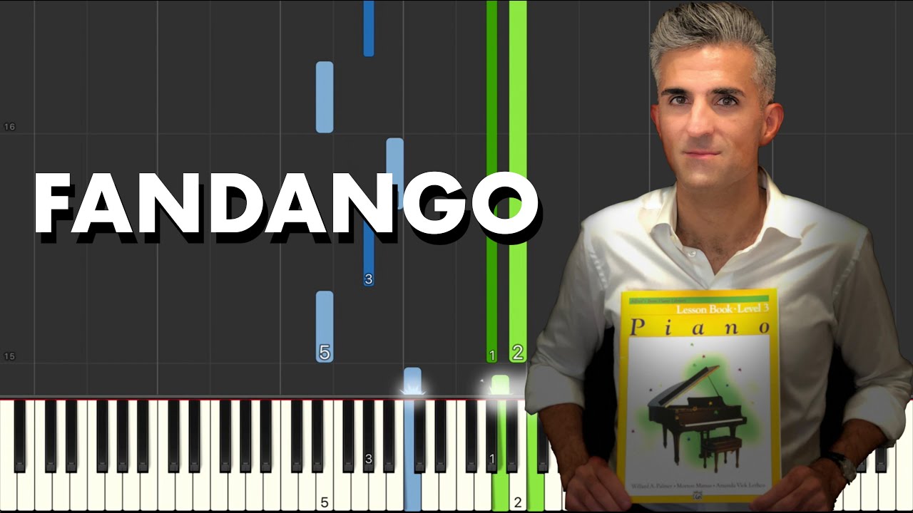 Alfred S Basic Piano Library Level 3 Lesson Book Fandango Synthesia