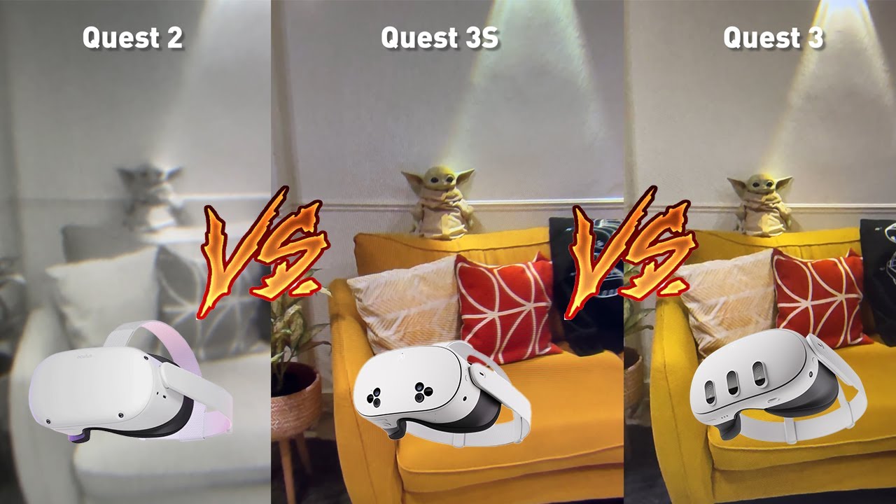 Meta Quest 2 Vs 3s Vs 3 Through The Lens Passthrough Youtube
