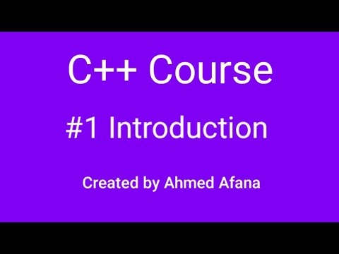 Introduction To C Course Youtube
