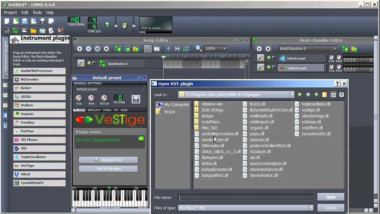 Lmms Tutorial Getting Vst Instruments Youtube